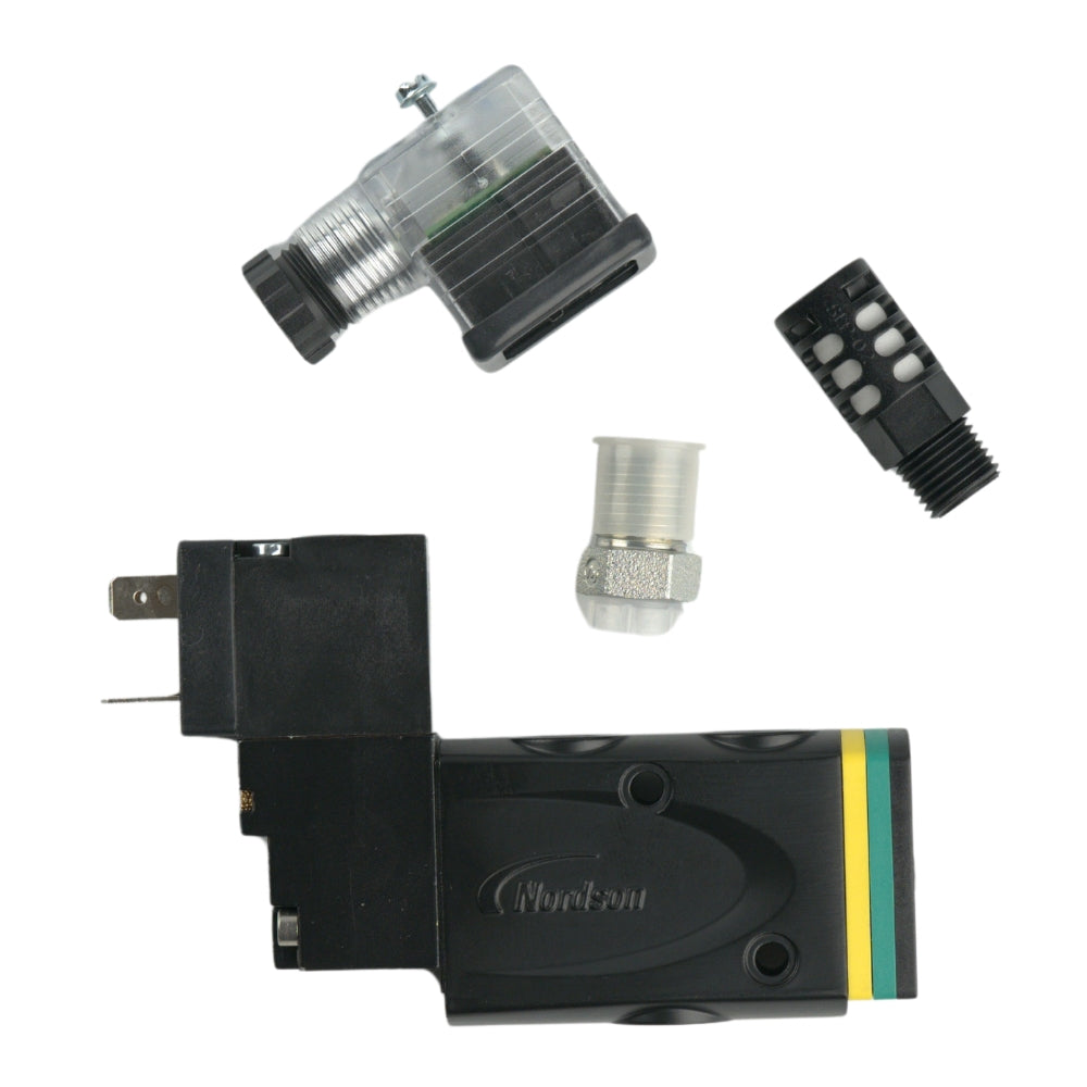 Genuine Nordson® 1056119 3-Way 24VDC Saturn Solenoid Valve Replacement